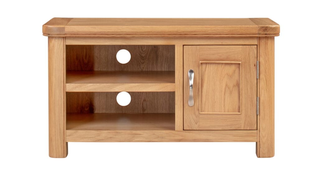 Bourton Oak Small TV Unit - Oak and Pine Online