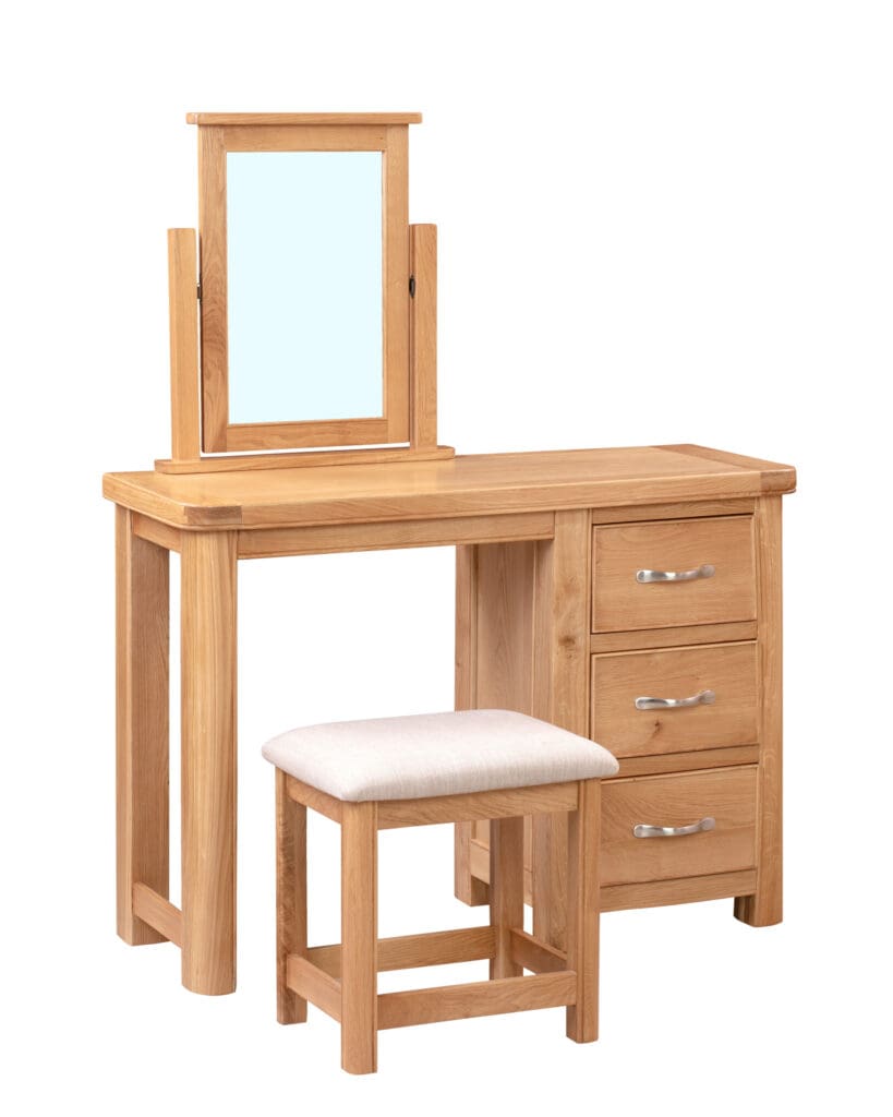Bourton Oak Dressing Table Set - Oak and Pine Online