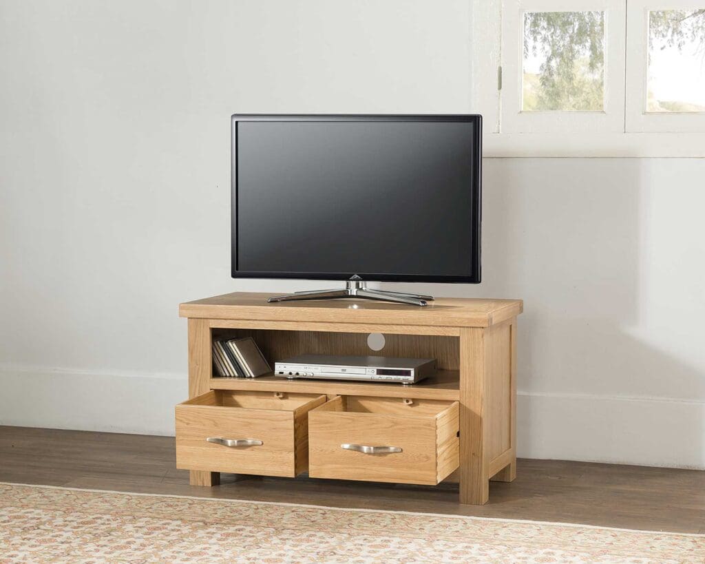 Burford Standard TV Unit - Oak and Pine Online