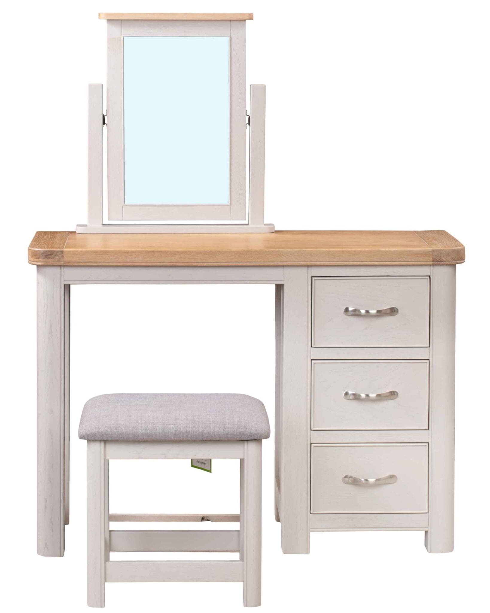 Bourton Painted Dressing Table Set - Oak and Pine Online