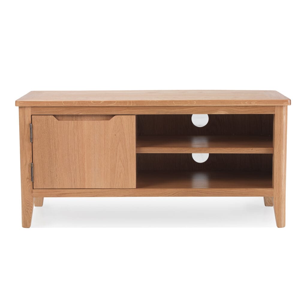 Nordic Oak Small Tv Unit - Oak and Pine Online